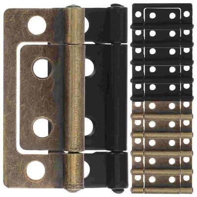 6Pcs Thickened Mute Sub-door Hinge Copper Iron Mute Flat