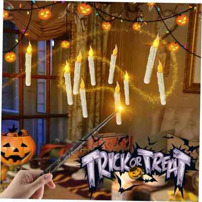 Magic Stick Candles Light UP Halloween LED Flameless Floatin