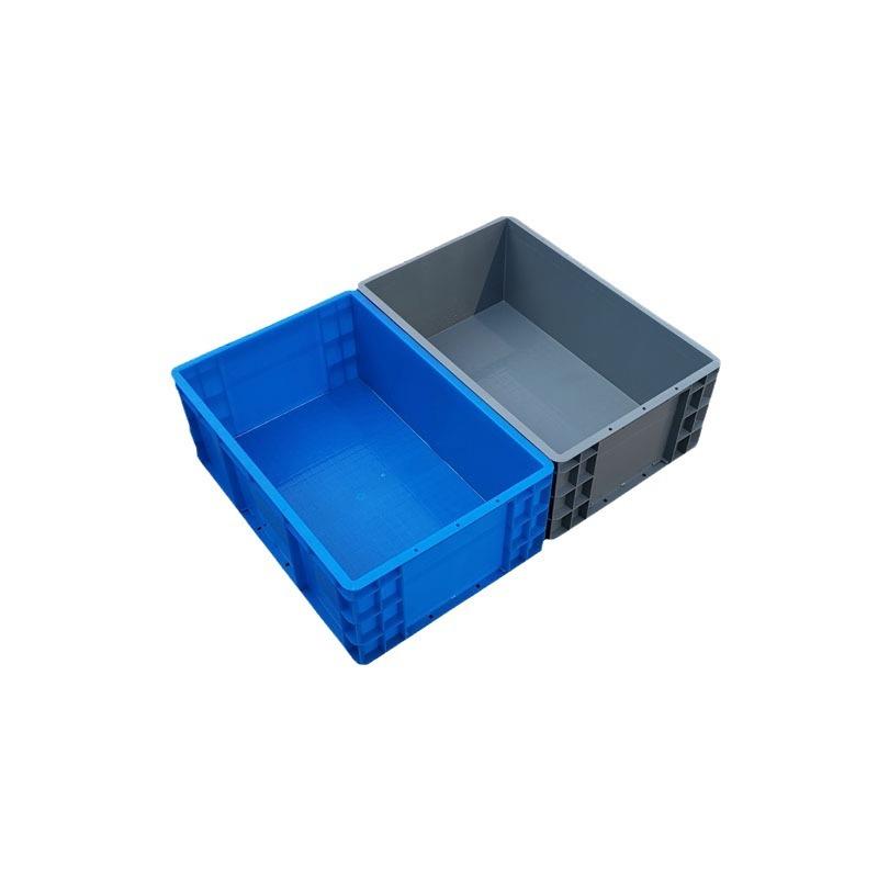 欧标EU物流箱加厚工具箱 塑料箱零件箱 五金配件箱塑料蓝色物流箱