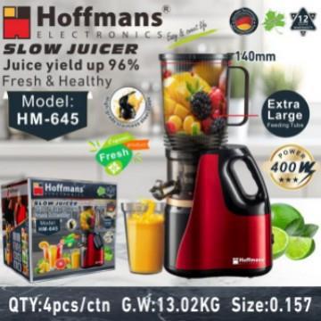 Hoffmans 榨汁机 645 Juicer Extractor 4 pcs/ctn 0.15cbm