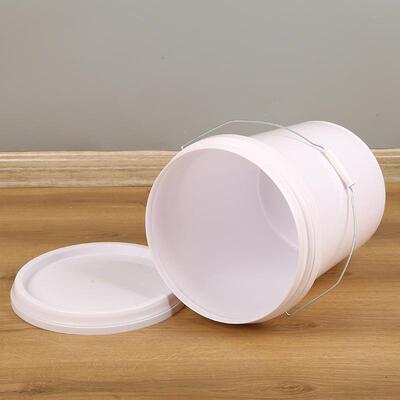 18L压盖塑料桶带盖手提涂料油漆乳胶农化工桶PP储水桶18升塑料桶