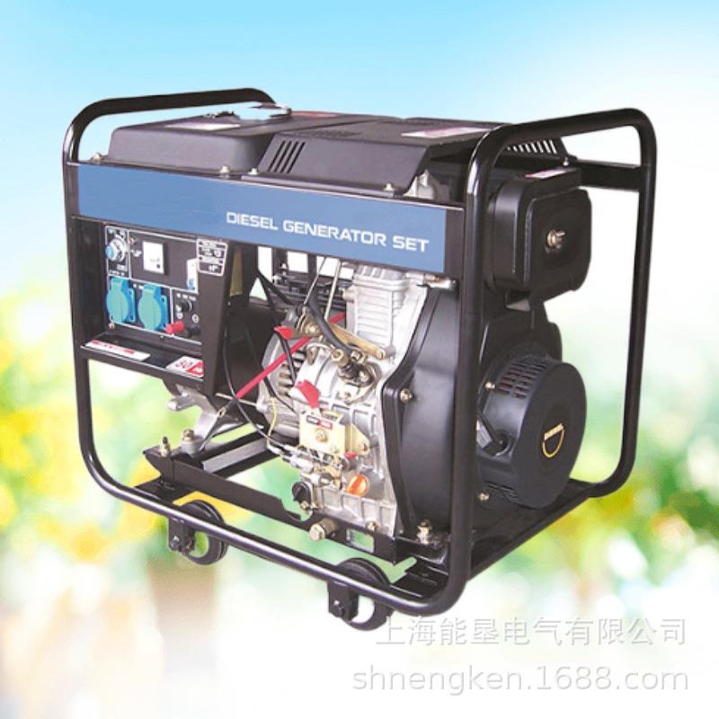 柴油电机组5/7/8KW单相220V发三电33KW8V0小型开架家相用