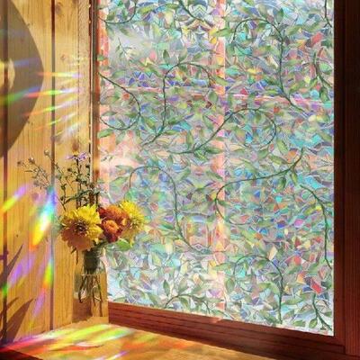 Window Privacy Film Adhesive Film Static Clings 3D