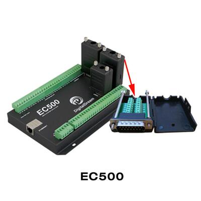 运动控制器6轴 以太网mach3雕刻机控制器数控机床控制EC500