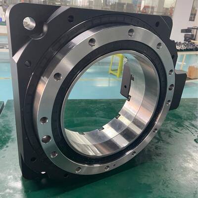 乐鑫370重载高精密中空旋转平台步进伺服转台定位分度盘