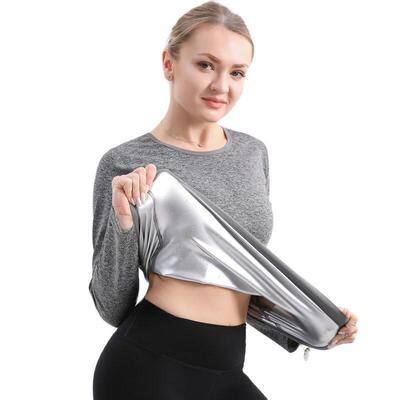 Women Waist Trainer Corset Sweat Sauna Shirt Body Shaper Cin