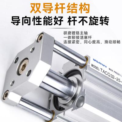 薄型导杆挡板气缸ACQ25X10S/1S/1TACQ6X20S/25S/5T20X30S/35S带带