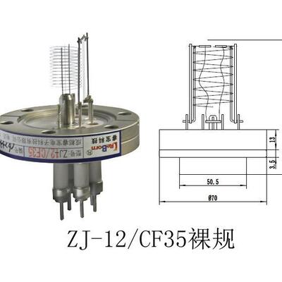 供应ZJ-12/CF35电离超高真空规管 B-A结构 厂家零售
