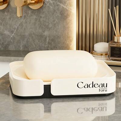 Double-layer water-draining soap dish, large-sized for home