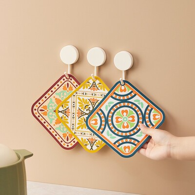 Vintage Heat-Resistant Pad PVC Anti-Scald Home Dining Table