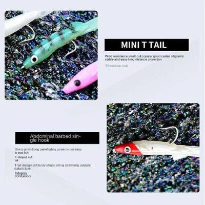 17pcs Sports PVC Fishing Lures Mixed Color Soft Soft Lure