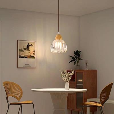 新款直销过道走廊灯日式复古侘寂风木艺玄关灯衣帽间楼梯间阳台玻