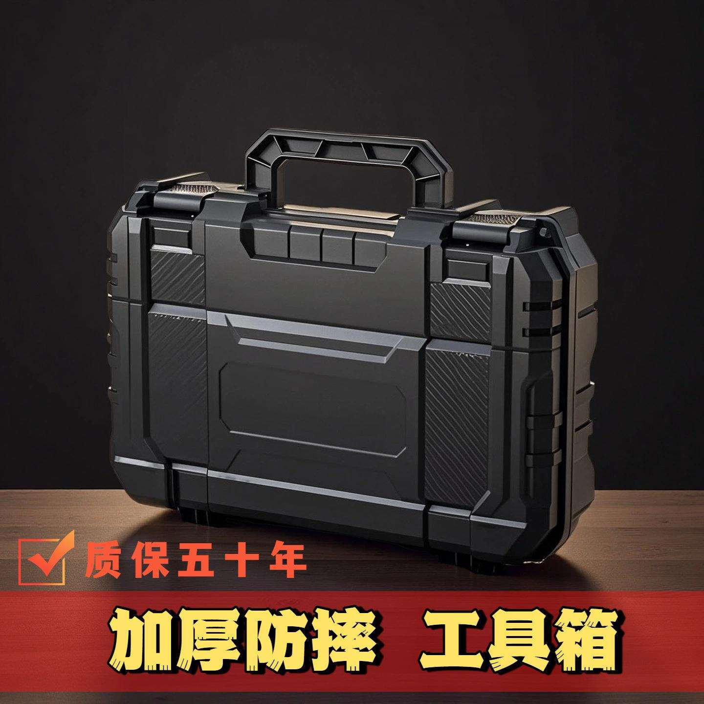 加厚塑料工具箱多功能手提大容量电工维修大号五金工具收纳箱家用