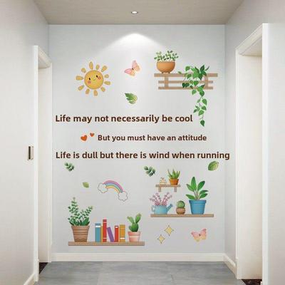 图案覆盖丑陋瑕疵门贴纸墙装饰墙房间墙贴纸墙贴纸不干胶墙纸卧室