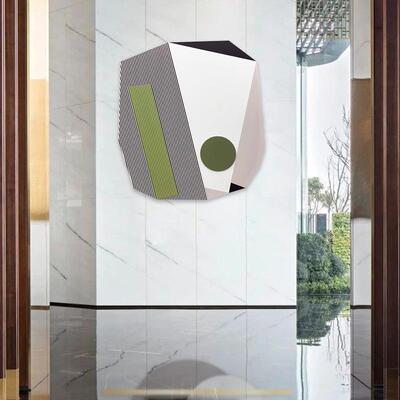 现代XDG轻奢高客档立体实物克力装置画厅酒店样板间亚装饰艺术画