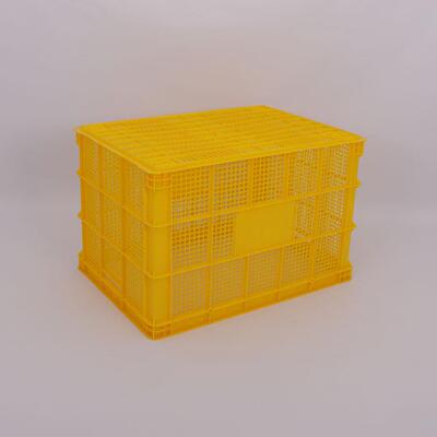 塑料输塑胶筐75蓝色塑胶周转长方形筐镂空服ZGL装常用5仓库运中转