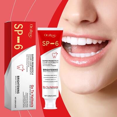 ORALHOE Teeth Whitening Toothpaste - Gently cleans teeth, re