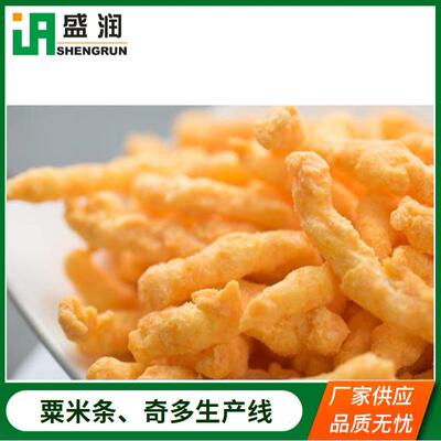 动粟米自条加工机线器油炸锅GUC巴生产苦荞片全生产机械