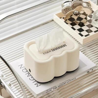 Wall-mounted Tissue Box with Spring-Loaded Dispenser, High-Q