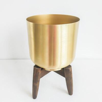 北GJ0055欧花器家居品装饰盆摆件室内客厅铁木架艺种商务礼品绿植