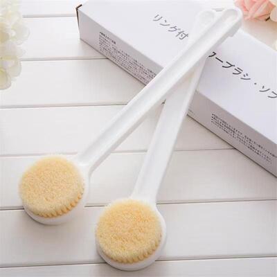 Long-handled Soft Bristle Bathing Brush for Back Scrubbing,