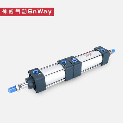 神威气动Snway双头双出气缸SCW50X5X20X25X30X40X50X60X75X80X100