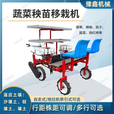 自走式秧苗种植机白菜甘蓝辣椒西红柿甜菜移栽机农用四轮车配套