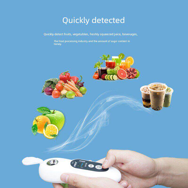 陆恒数显糖度计食品级防水清洁便携式手持式自动高精度水果测糖仪