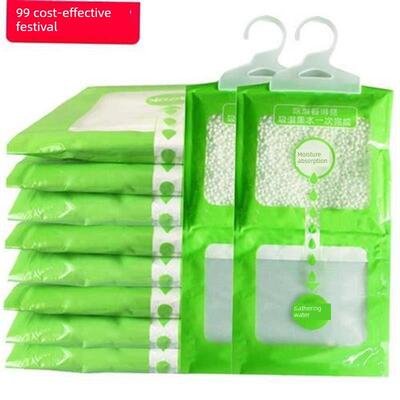 10 Bags Dehumidifier, wardrobe desiccant, moisture repellent