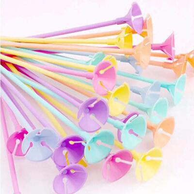 20/40pcs Mixcolor 32cm Latex Balloon Stick Macaron Balloons
