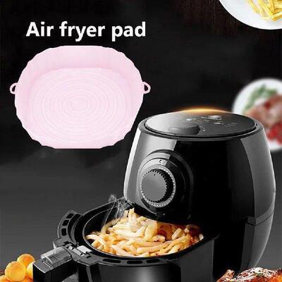 Air Fryers Baking Tray Silicone Round Baking Pan Mat