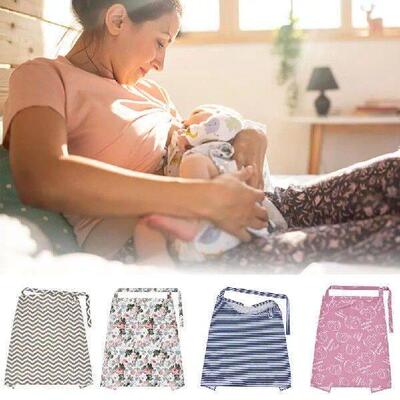 Breastfeeding Cover Baby Infant Breathable Cotton Muslin