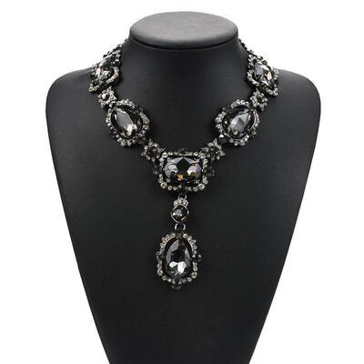 European over-the-top collarbone chain necklace锁骨炼项炼女