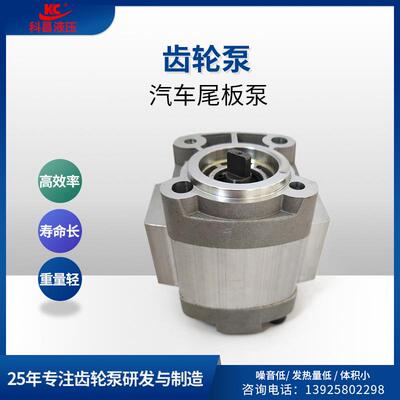 科昌货车尾板齿轮泵增压动力凯卓力厂家供应CBQZ-G2.5FL齿轮油泵