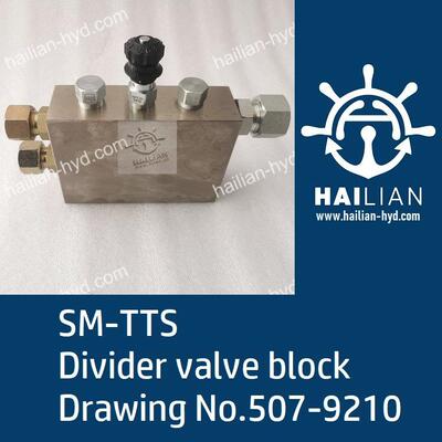 Drawing No.507-9210 Divider valve block STTS 开舱阀组船用