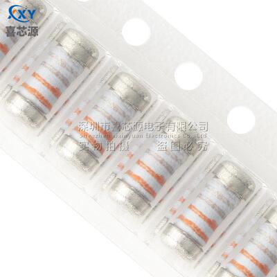 0207 3R3 贴片绕线电阻 1/2W 3.3欧 0.5W ±5% 圆柱形四色环电阻