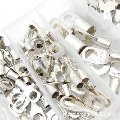 跨境亚马逊爆款 铜鼻子104pcs窥口接线端子SC组合冷压termina厂家