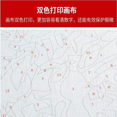 Paint By Numbers Handpainted Landscape Oil Painting Drawing