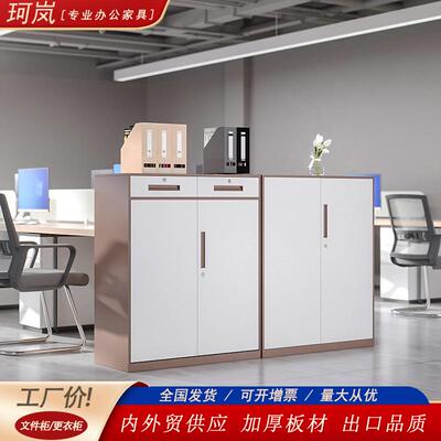 档拆钢件制办公案QPL柜套色文柜铁皮柜资装料柜钢制财务储物柜出