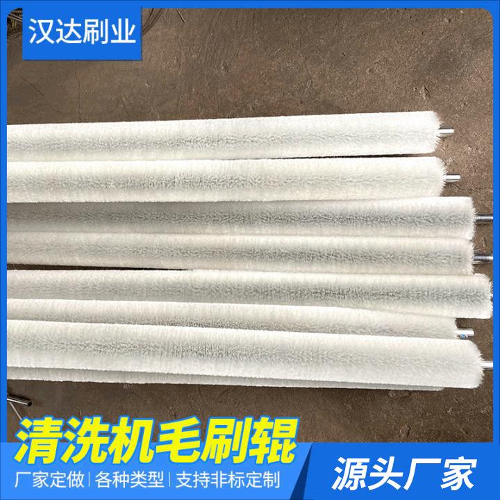 高密度清洗机毛刷辊 蔬菜水果清洗刷辊 工业机械耐高温尼龙丝软毛