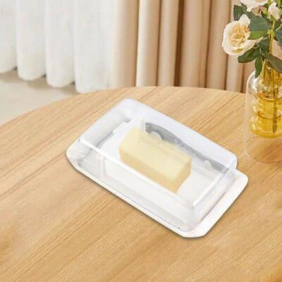 Butter Dish with Lid Large Capacity Serving Tray for