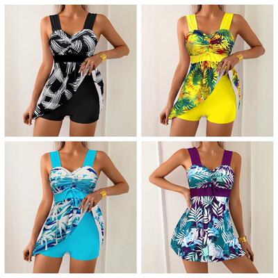 Split body plus size slimming, belly covering,