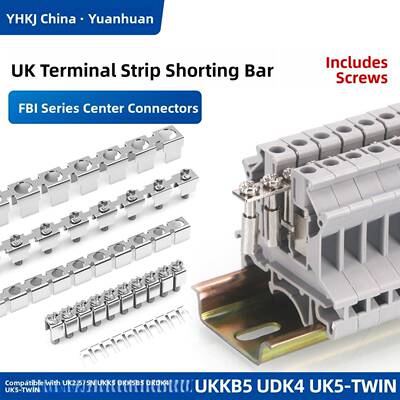UK2.5B接线端子排UKK3中心连接条uk3n短接条FIB10-6 10-8 10-5-12