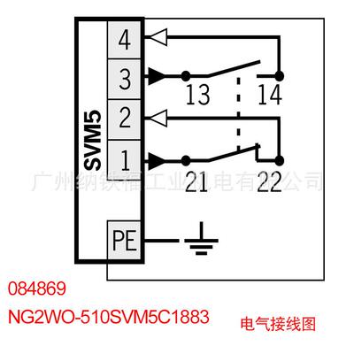 安士能EUCHNER行程开关084869 NG2WO-510SVM5C1883