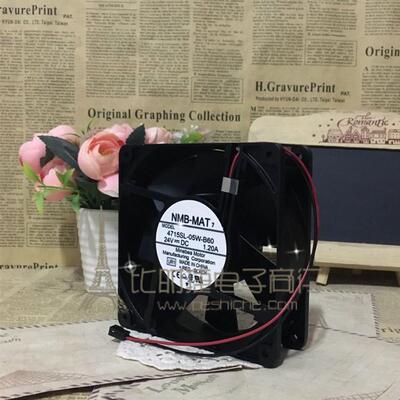原装NMB-MAT 4715SL-05W-B60 24V 1.20A 120*120*38MM 铝框风扇