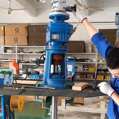 德斯威大功率1000-6000L防爆减速气动搅拌机厂家直销三年质保