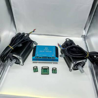 48V1000W1500RPM伺服电机套装双路驱动器CAN通讯RS232履带机器人