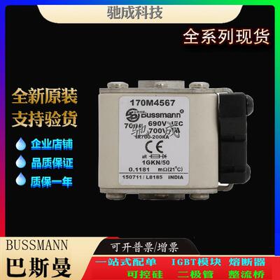 巴斯曼170M4566 170M4567 170M4568 现货直销零售 快熔保险丝