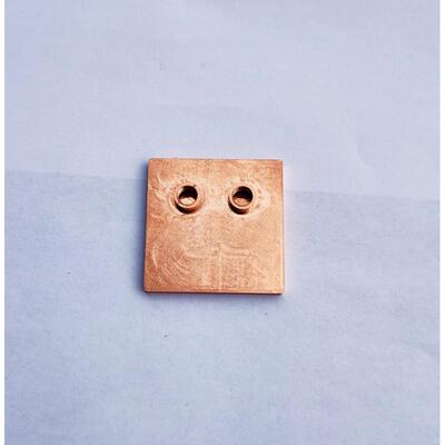 紫铜超薄水冷头手机水冷式散热L器制冷片散热水冷头