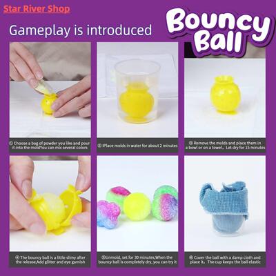 Science Experiment Kit Magic Science/Bouncy Ball/Soap/Disgus